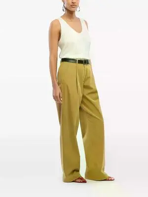 Another Tomorrow Pleat-detailing Trousers