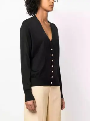 JIL SANDER Fine-knit V-neck Cardigan