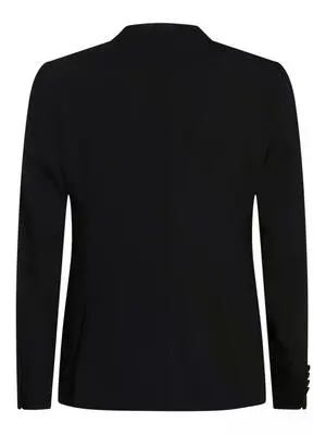 Emporio Armani Satin-trim Suit - Black