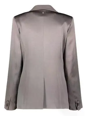 Lorena Antoniazzi Satin Double-breasted Blazer