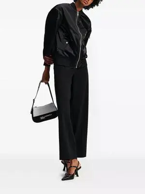 Karl Lagerfeld Satin-finish Bomber Jacket