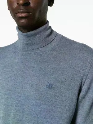 Etro Pegaso-embroidered Roll-neck Jumper