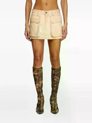DIESEL® De-ton Denim Skirt - Neutrals