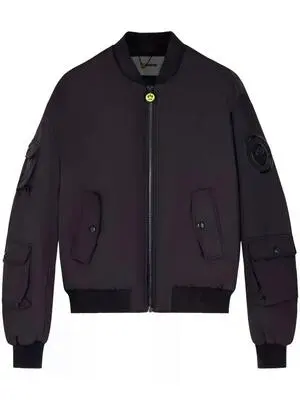 BARROW Logo-appliqué Bomber Jacket