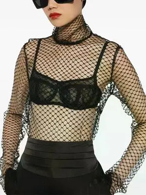 Dolce & Gabbana Mesh-design Blouse