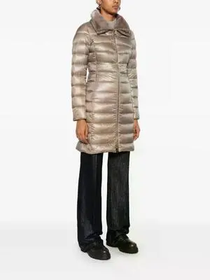 Herno Elisa Mid-length Coat - Brown