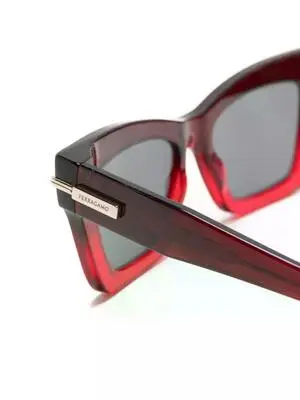 FERRAGAMO Sf2031s Rectangle-frame Sunglasses
