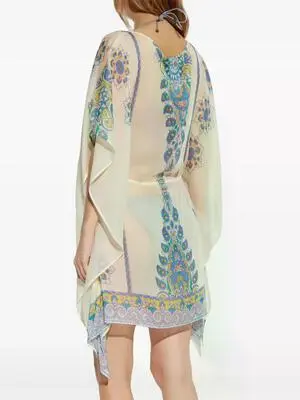 Etro Printed Silk Kaftan