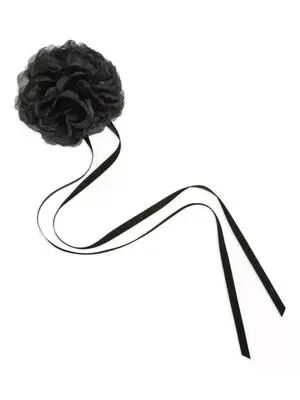 JENNIFER BEHR Rian Ribbon Necklace - Black