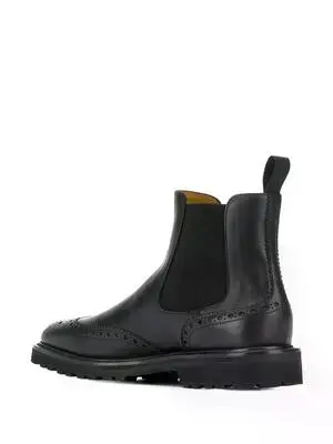 SCAROSSO Calf Leather Chelsea Boots