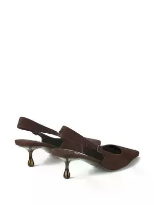 JIMMY CHOO Amel 50 Pumps - Brown