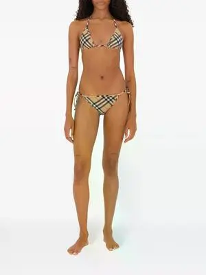 Burberry Check-pattern Bikini Briefs