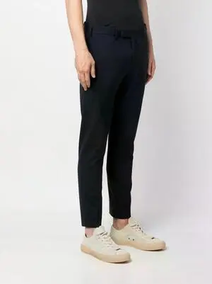 PT TORINO Slim-cut Tailored Trousers - Blue