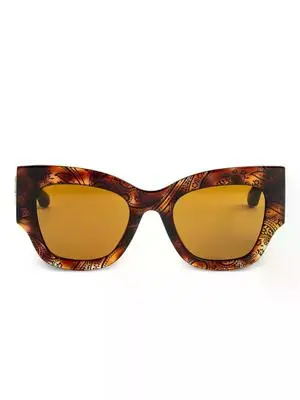 Etro Cat-eye Frame Sunglasses - Brown