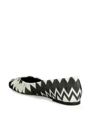 Missoni Zigzag-print Ballerinas
