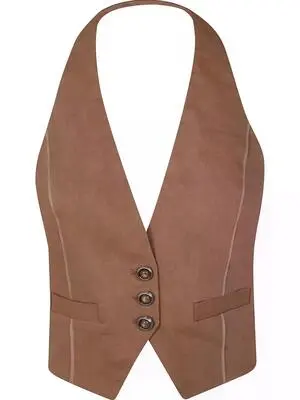 Pinko Open Back Vest