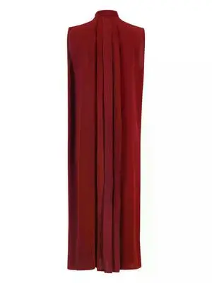 PAULA Pleated Silk Dress