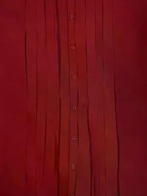 PAULA Pleated Silk Dress