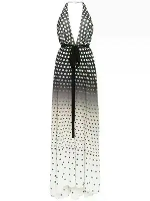 SAIID KOBEISY Gradient Printed Dress