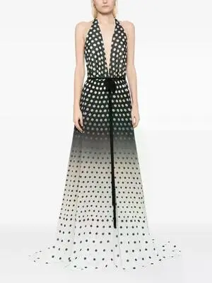 SAIID KOBEISY Gradient Printed Dress