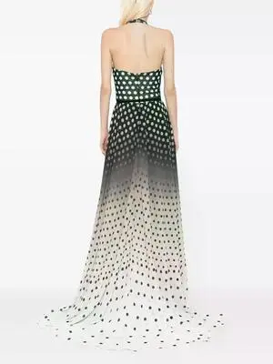 SAIID KOBEISY Gradient Printed Dress