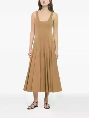 Another Tomorrow Tank Flared Dress