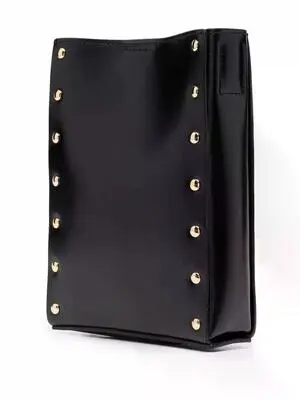 JIL SANDER Embellished Tangle Shoulder Bag - Black