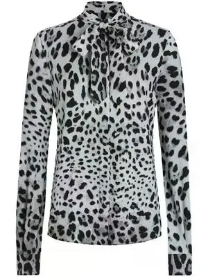 Dolce & Gabbana Animal-print Blouse