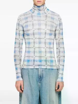 JW Anderson Logo Grid-print T-shirt
