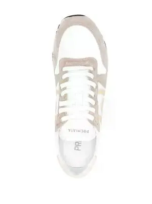 Premiata Eric Leather Low-top Sneakers - Neutrals