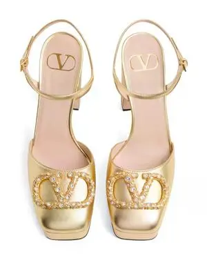 Valentino Garavani Leather Heeled Pumps