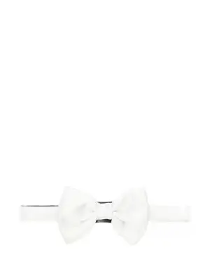 Corneliani Corneliani Twill Bow Tie White