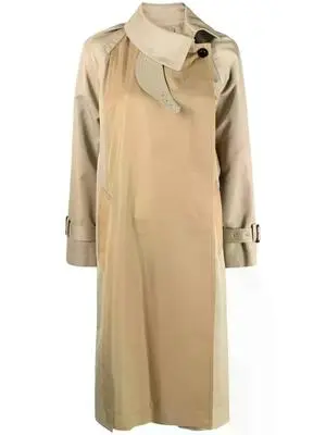 Sacai Two-tone Buttoned Coat