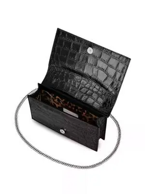 Philipp Plein Skull Appliqué Shoulder Bag