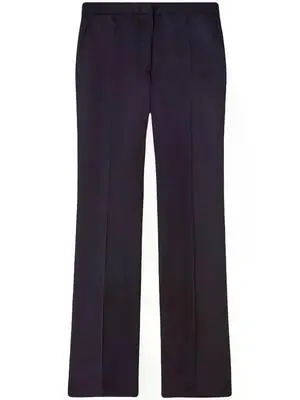 JIL SANDER Pressed-crease High-waisted Trousers