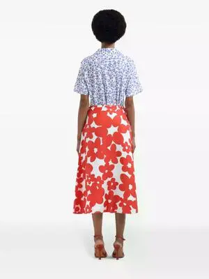 Marni Floral-print Midi Skirt
