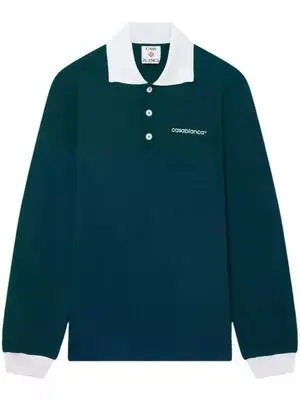Casablanca Long-sleeve Polo Shirt