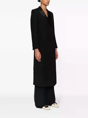 Fabiana Filippi Double-breasted Wool-silk Coat
