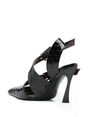 MUGLER 95mm Fang Sandals