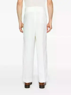 BODE Lace-trimmed Wool Trousers