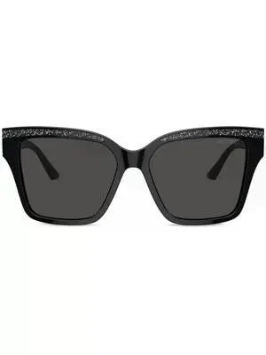 JIMMY CHOO Square-frame Sunglasses - Black