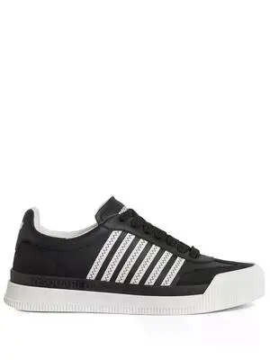 Dsquared2 Jersey Leather Sneakers