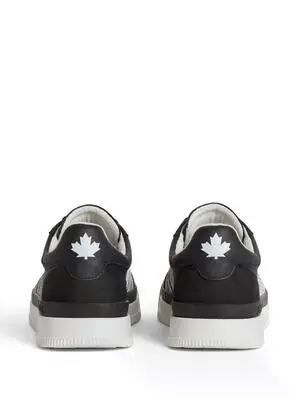 Dsquared2 Jersey Leather Sneakers