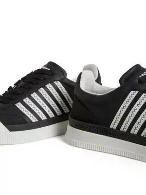 Dsquared2 Jersey Leather Sneakers