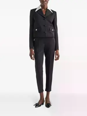 Prada Wool Sateen Trousers