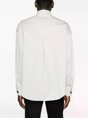 Versace Press-stud Cotton Shirt