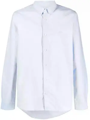 A.p.c. Logo-embroidered Button-down Shirt