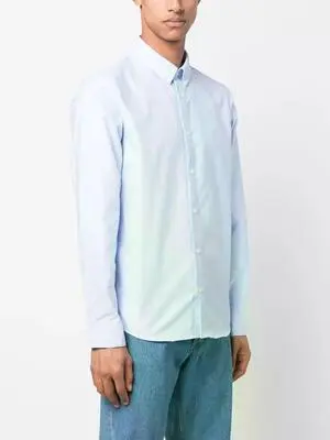 A.p.c. Logo-embroidered Button-down Shirt