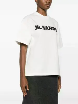 JIL SANDER Logo-print T-shirt - Neutrals
