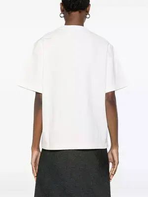 JIL SANDER Logo-print T-shirt - Neutrals